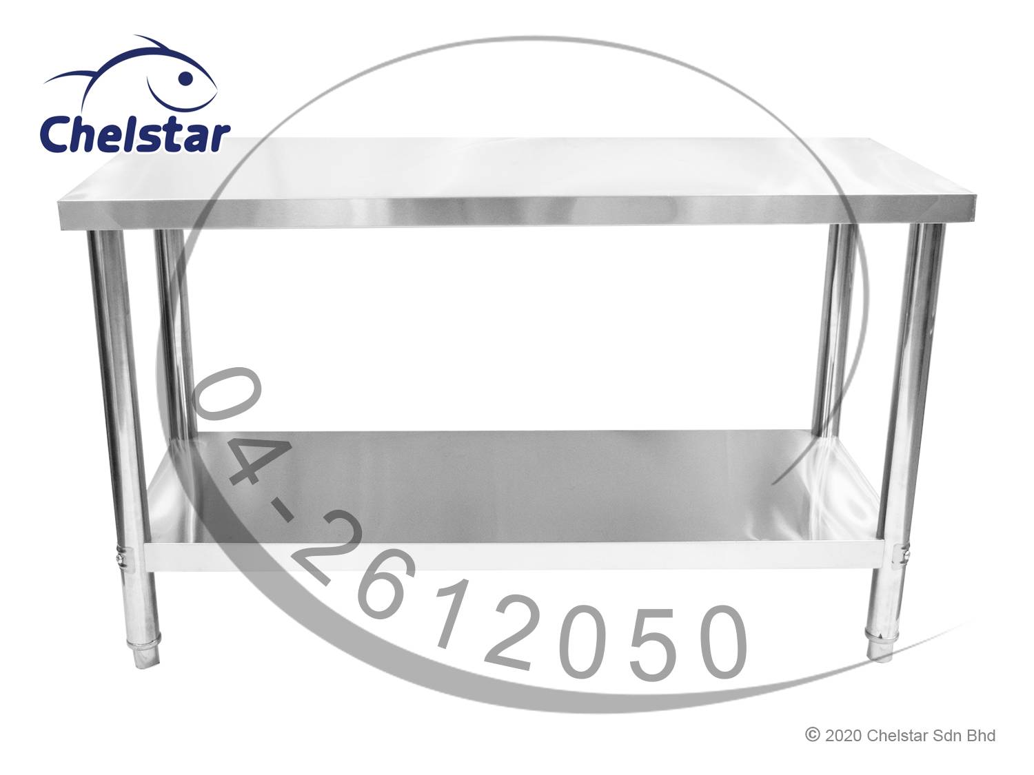 Chelstar Stainless Steel Working Table / Burner Stand (CWT-9004)